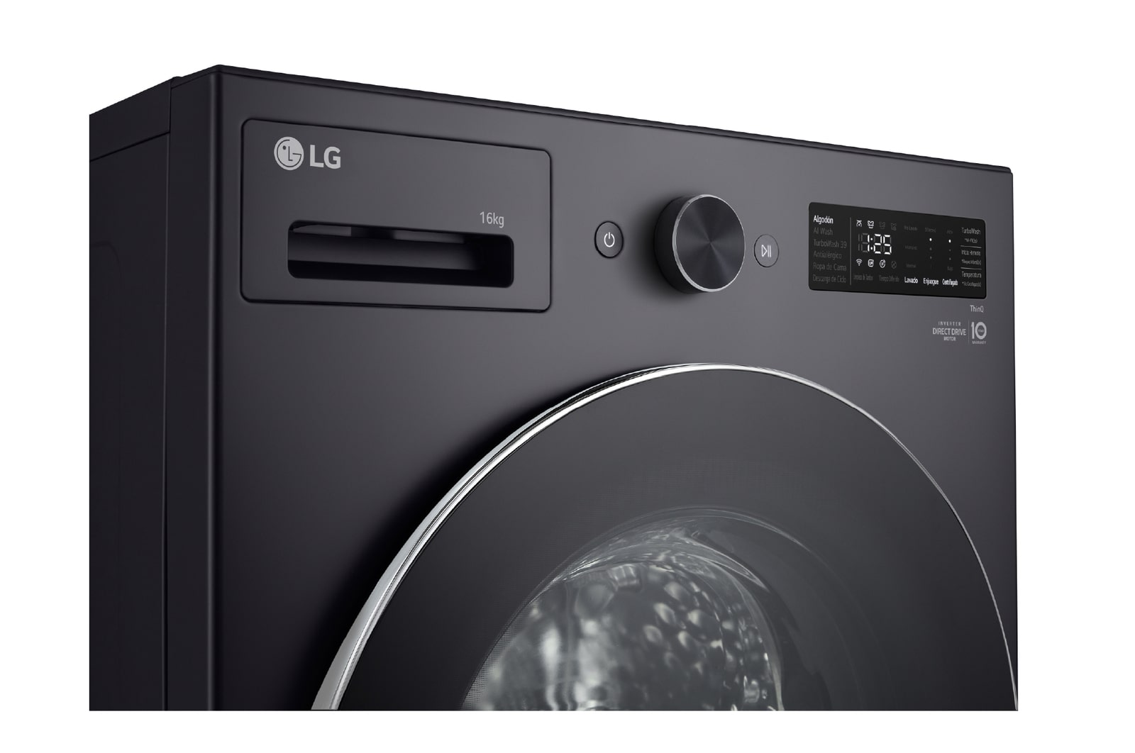 Lavadora Frontal 16kg/35lbs AIDD Compacta WO16EGNTS6P | LG CO | LG CO